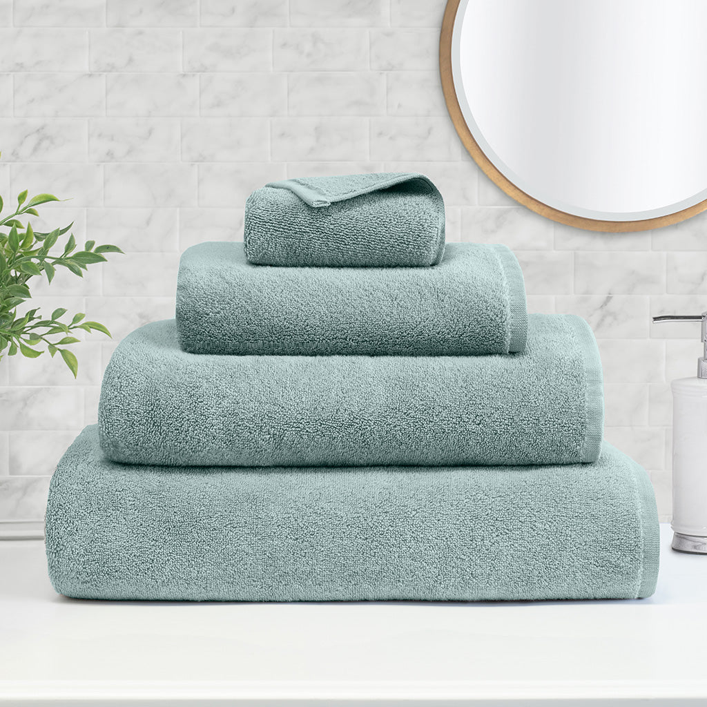 Sea Green Towel Resort Bundle (4 Wash + 4 Hand + 4 Bath Towels + 2 Bat ...