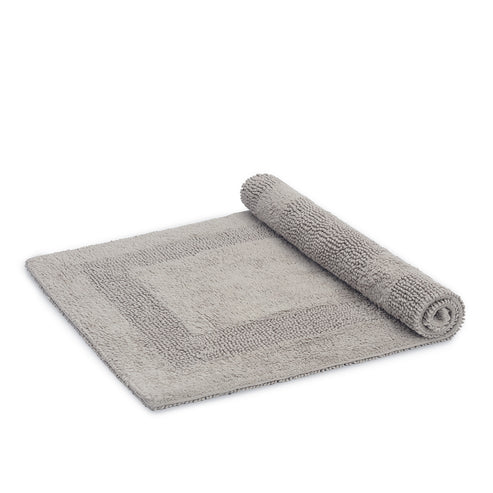 The Grey Tufted Border Bath Mat – Crane & Canopy