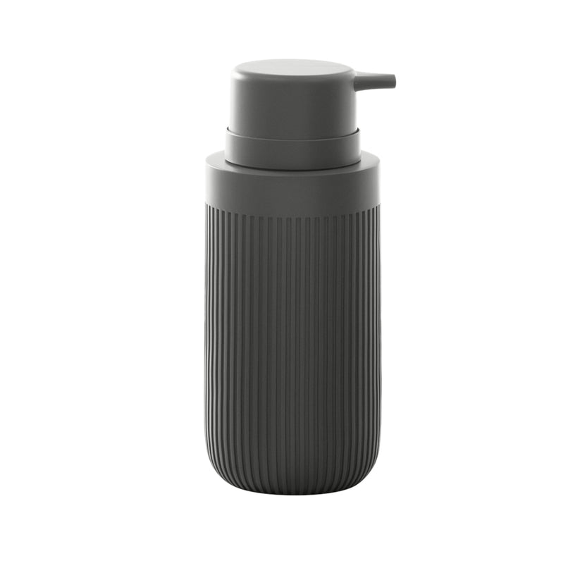 The Modern Ribbed Grey Bath Accessories – Crane & Canopy