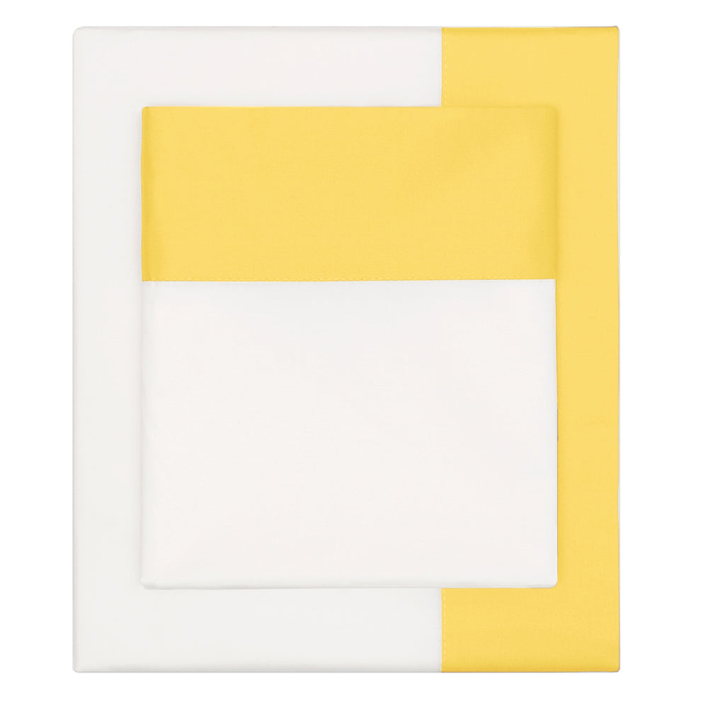 Yellow Border Sheets – Crane & Canopy