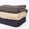 Navy Large Cable Knit Throw – Crane & Canopy
