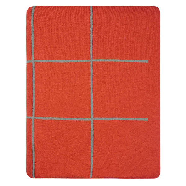 Bright Orange Pane Throw – Crane & Canopy