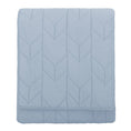 Blue Cotton Quilt and Sham | Chevron French Blue Quilt – Crane & Canopy