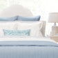 Blue Cotton Quilt and Sham | Chevron French Blue Quilt – Crane & Canopy