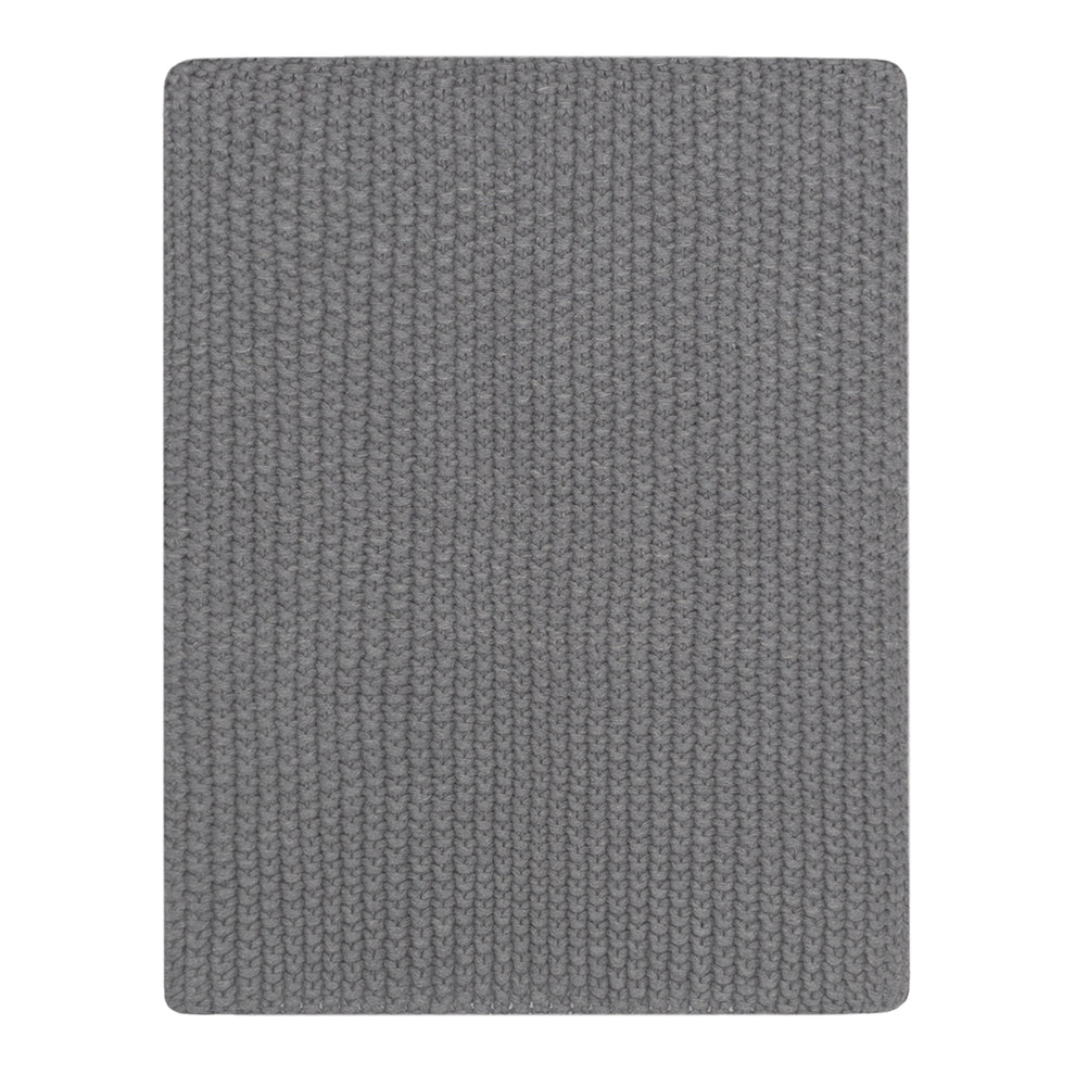 Grey Knitted Throw – Crane & Canopy