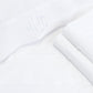 Bright White 400 Thread Count Percale Cotton Sheet Set (Fitted, Flat ...