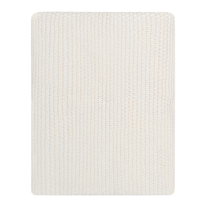 Ivory Knitted Throw – Crane & Canopy
