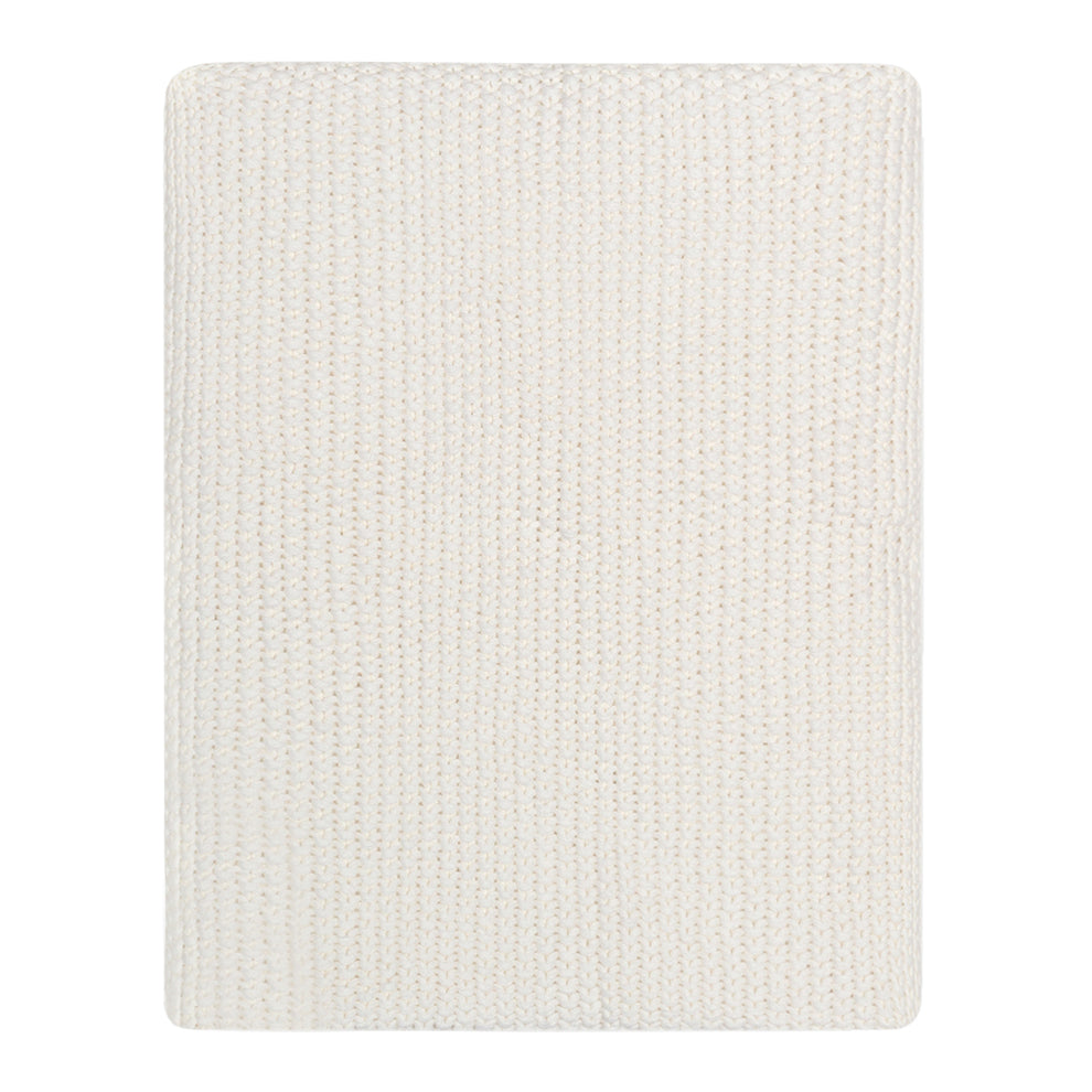 Ivory Knitted Throw – Crane & Canopy