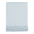 The Light Blue Fringed Throw Blanket – Crane & Canopy