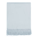 The Light Blue Fringed Throw Blanket – Crane & Canopy