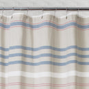 The Multi Striped Shower Curtain | Multi Striped Cotton Shower Curtain ...