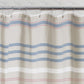 The Multi Striped Shower Curtain | Multi Striped Cotton Shower Curtain ...