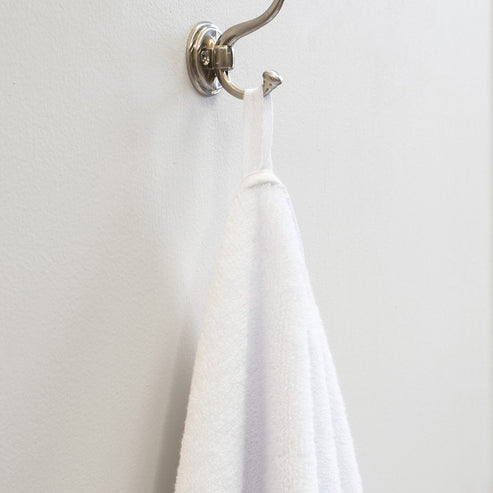 Plush White Hand Towel – Crane & Canopy