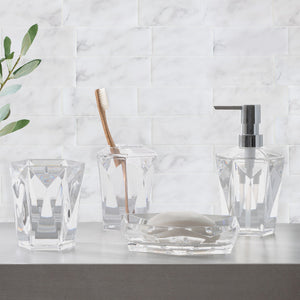 The Crystal Acrylic Bath Accessories Crane Canopy