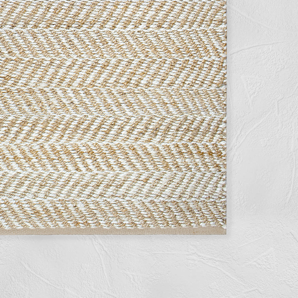 The Helena Herringbone Jute Rug – Crane & Canopy