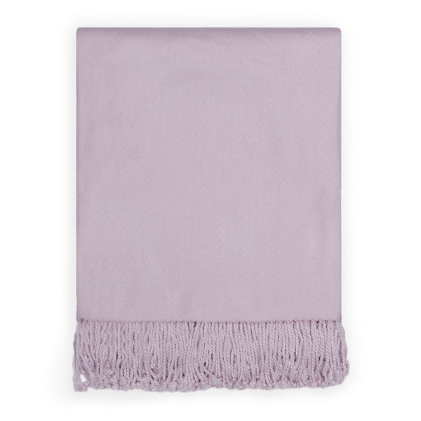The Lilac Fringed Throw Blanket – Crane & Canopy
