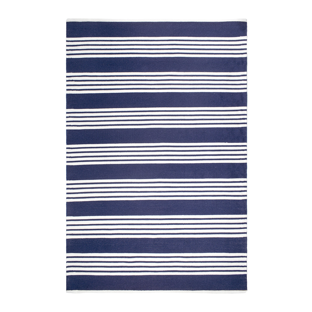 Blue Stripe Rug | The Huntington Coastal Stripe Rug | Crane & Canopy