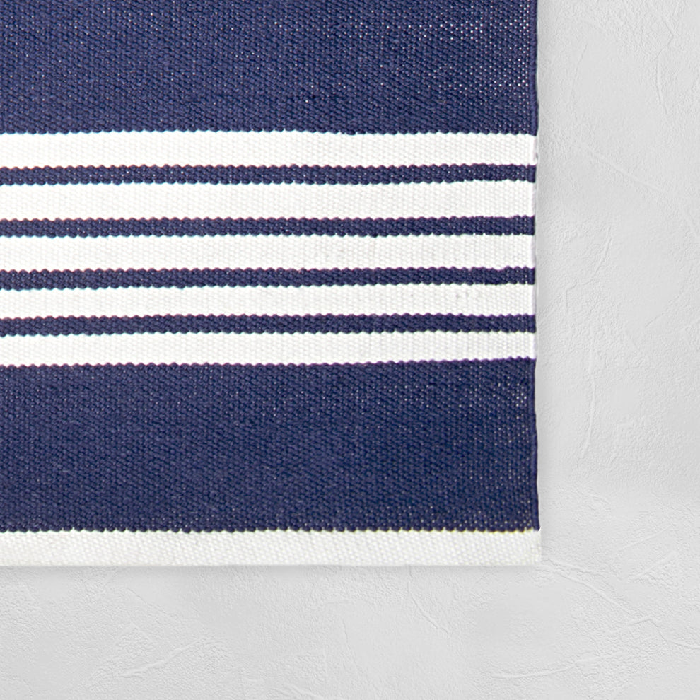 Blue Stripe Rug | The Huntington Coastal Stripe Rug – Crane & Canopy