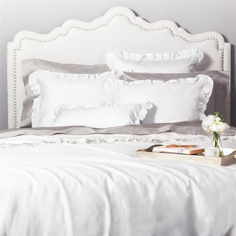 Ruffle Bedding | The Vienna Soft White – Crane & Canopy