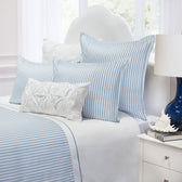 Striped Bedding | The Larkin Blue French Duvet Cover – Crane & Canopy