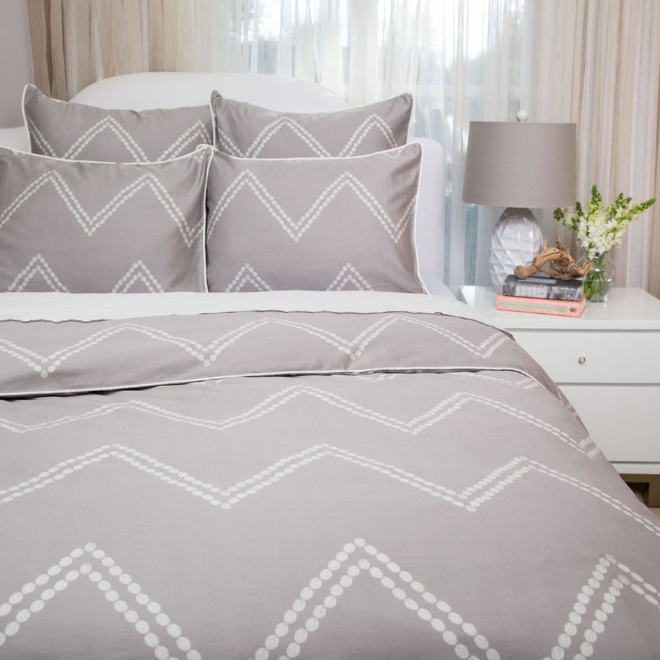 Gray Duvet Cover | Gray Bedding and Sheets – Crane & Canopy