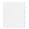 Light Blue Scalloped Embroidered Flat Sheet – Crane & Canopy