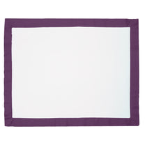 Purple Linden Border Sham – Crane & Canopy