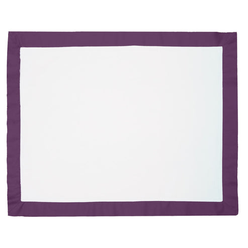 Purple Linden Border Sham – Crane & Canopy