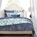 Slate Blue Duvet Cover | The Valencia dark blue bedding – Crane & Canopy